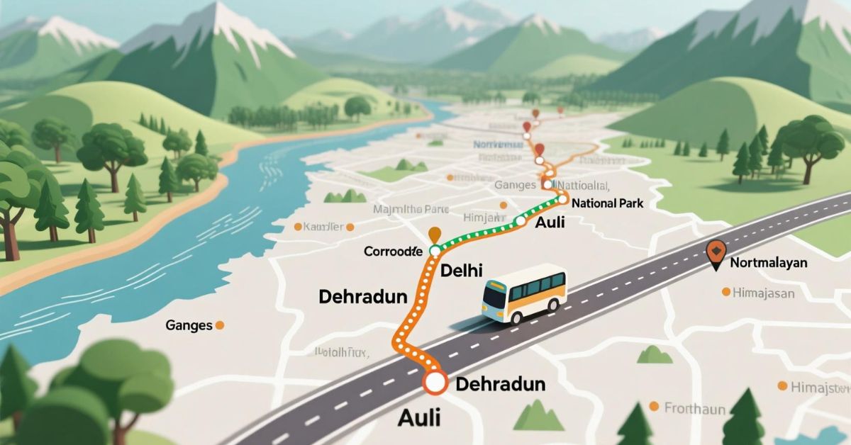 How to Reach Auli from Major Indian Cities , Step-by-Step Guide ...